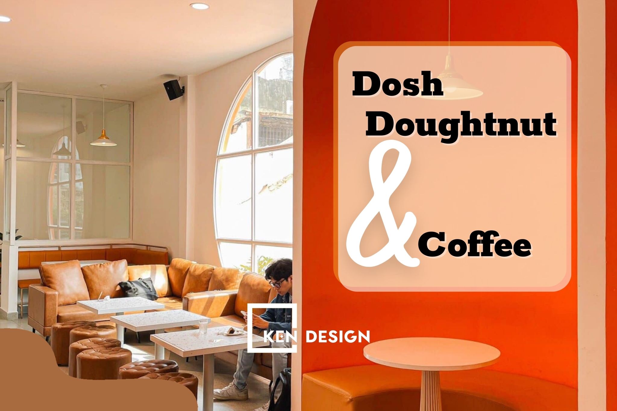 Thiết kế Dosh Doughtnut & Coffee thời thượng và trendy | Kendesign